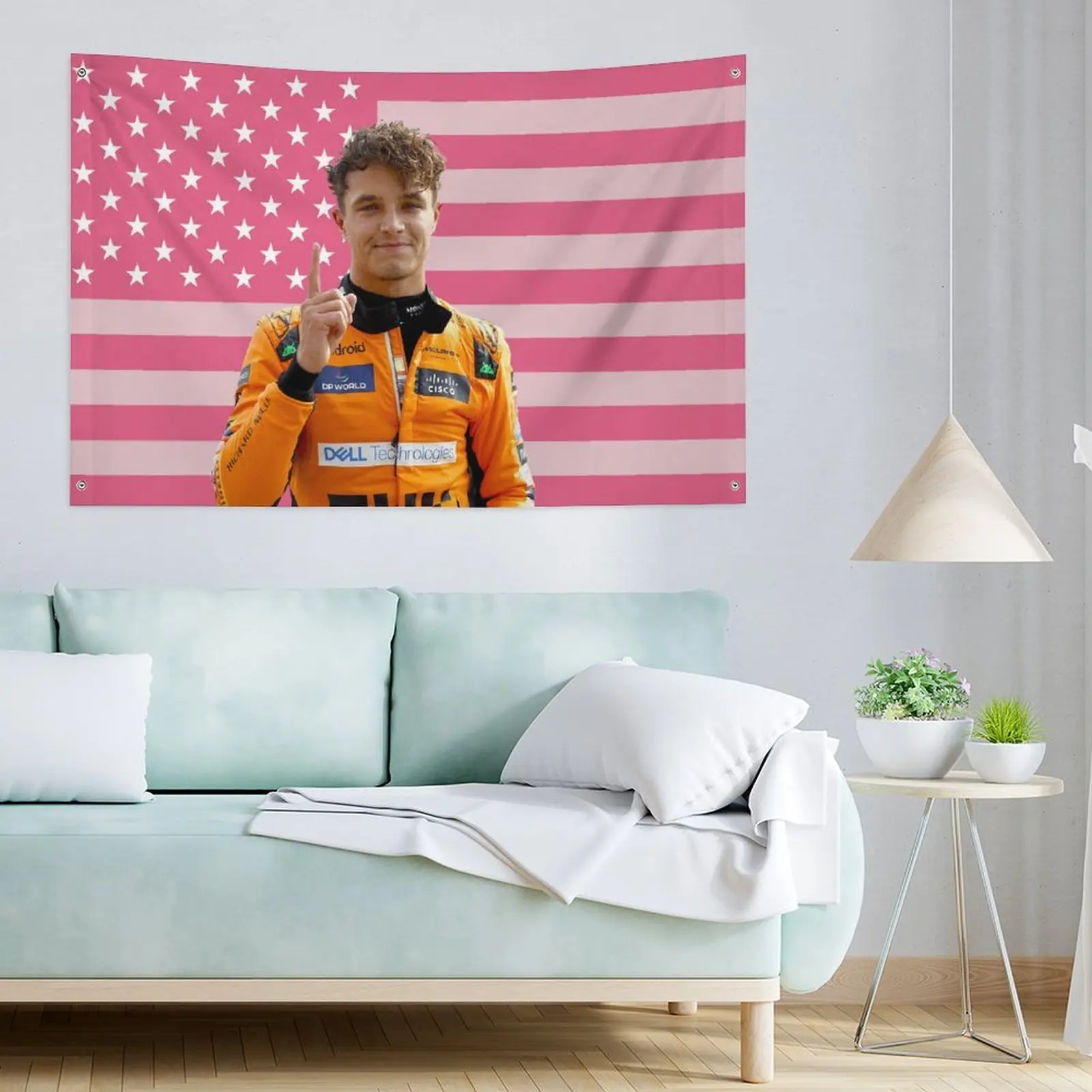 1pc 60x90 90x150 Lando Norris Custom Flags for Bedrooms Home Decor ...