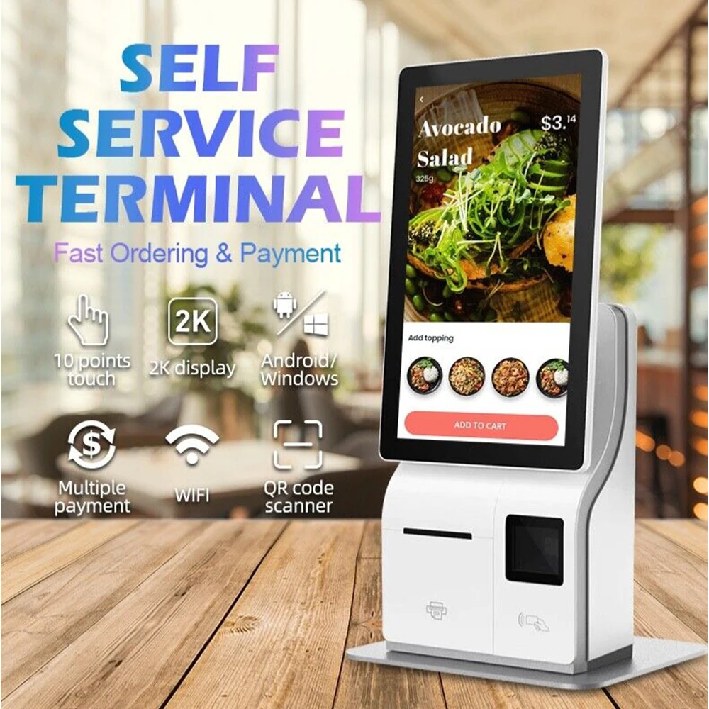 15-6-inch-self-order-kiosk-self-service-terminal-with-touch-screen ...