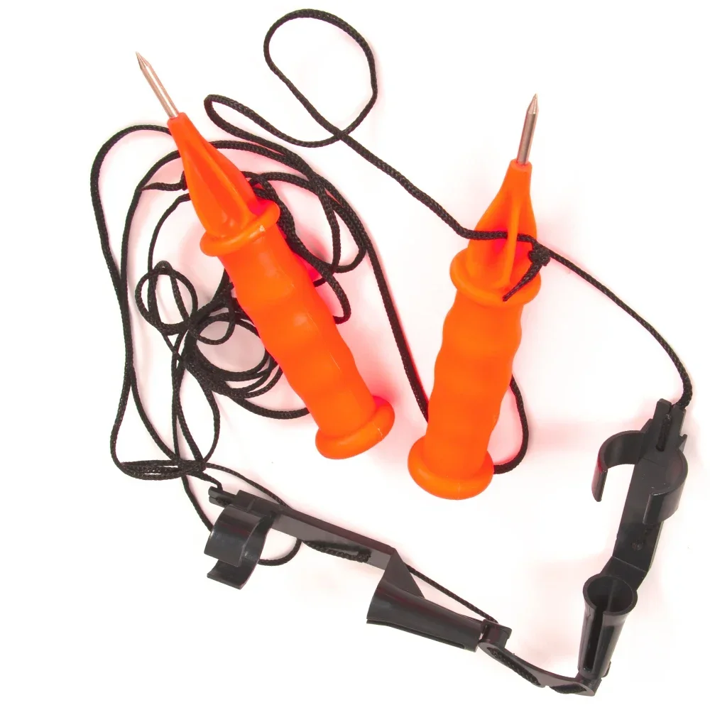 Portable Ice Fishing Safety Pick Automatic Grip Life-Saving Handheld ...