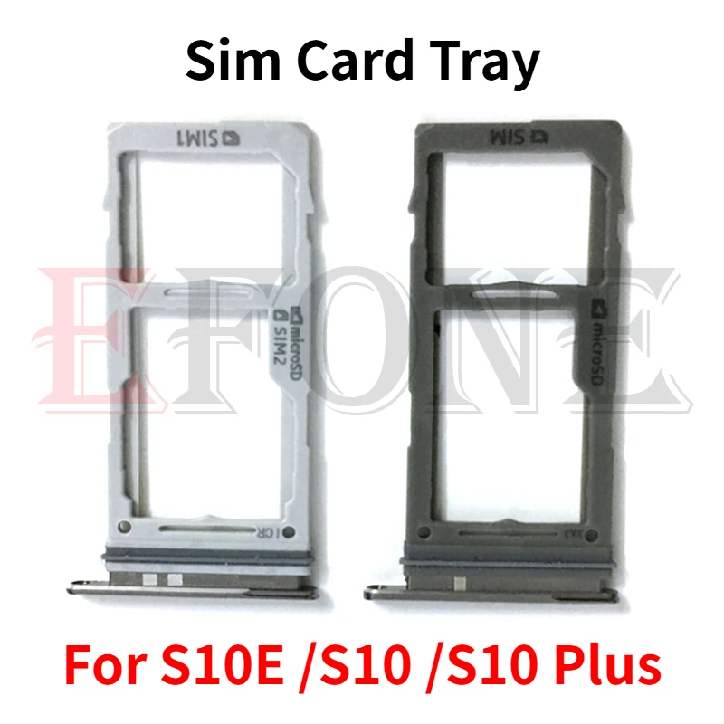 For-Samsung-Galaxy-S10E-S10-S10-Plus-Sim-Card-Reader-Holder-Dual-Single ...