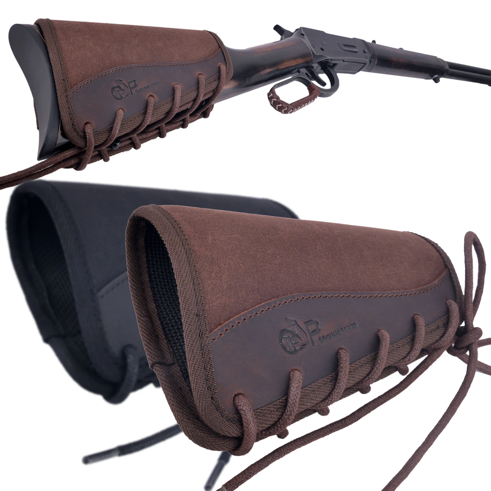 Adjustable Outdoor Tactical Rifle Cheek Rest Pouch Buttstock Canvas ...