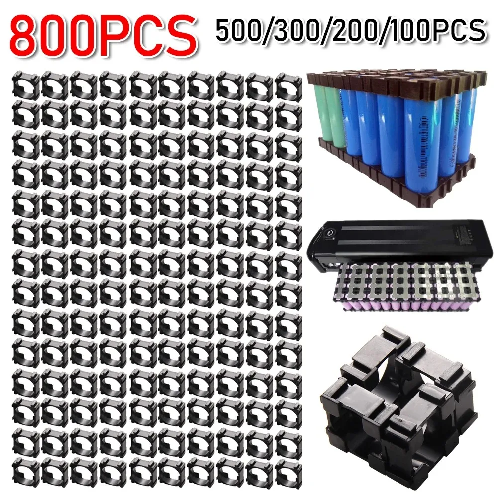 800-100pcs-18650-Lithium-Battery-Holder-Hard-Shell-Anti-Vibration ...