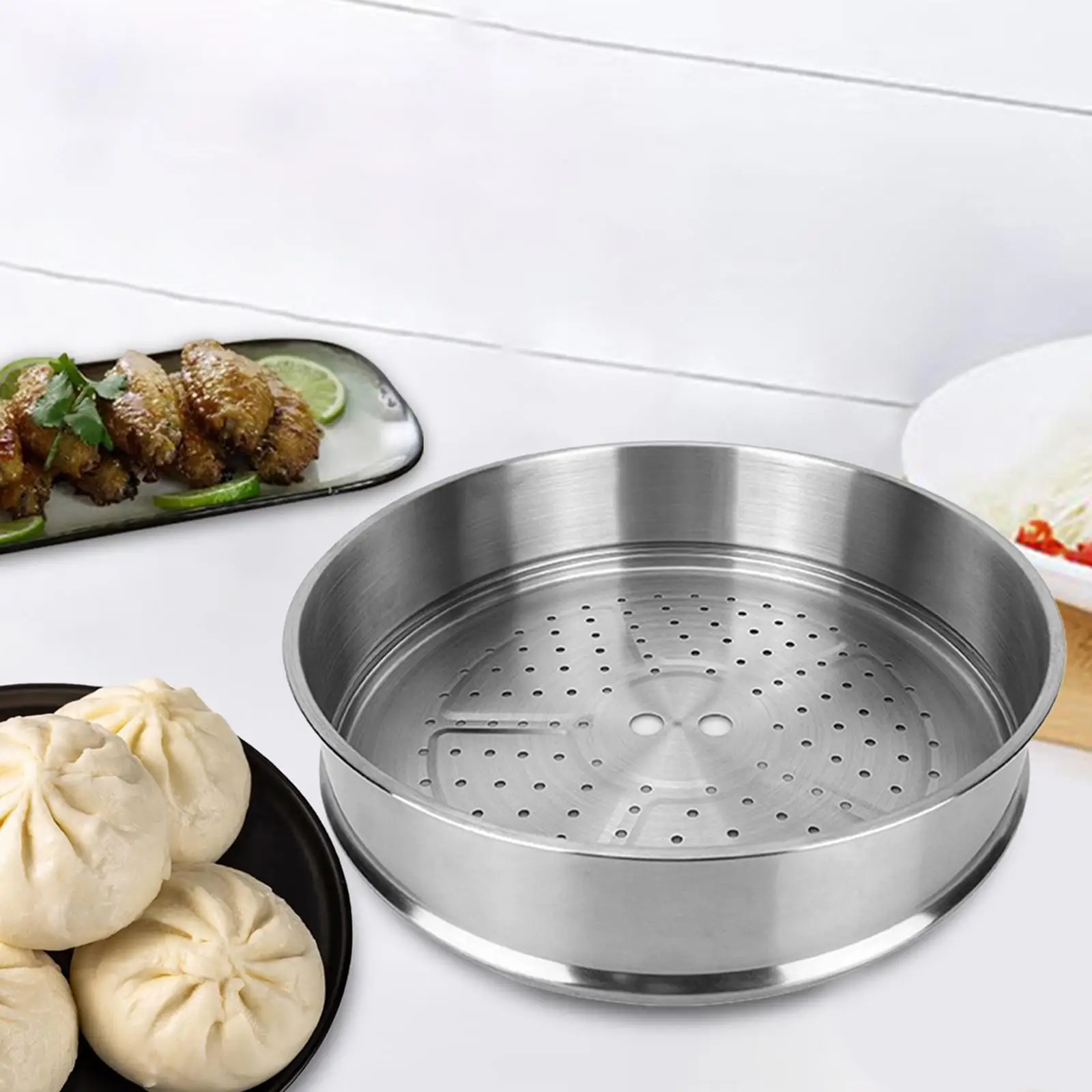 Stainless Steel Steamer Basket Cooking Veggies/Fish/Meat/Food/Boiled ...