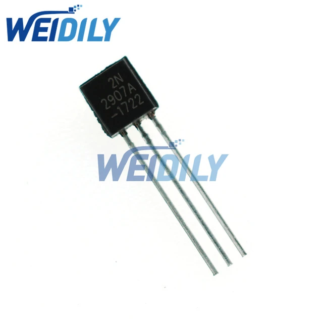 2N2907, PN2907, Fairchild, Bipolar, PNP, Transistor, Pack, 53% OFF