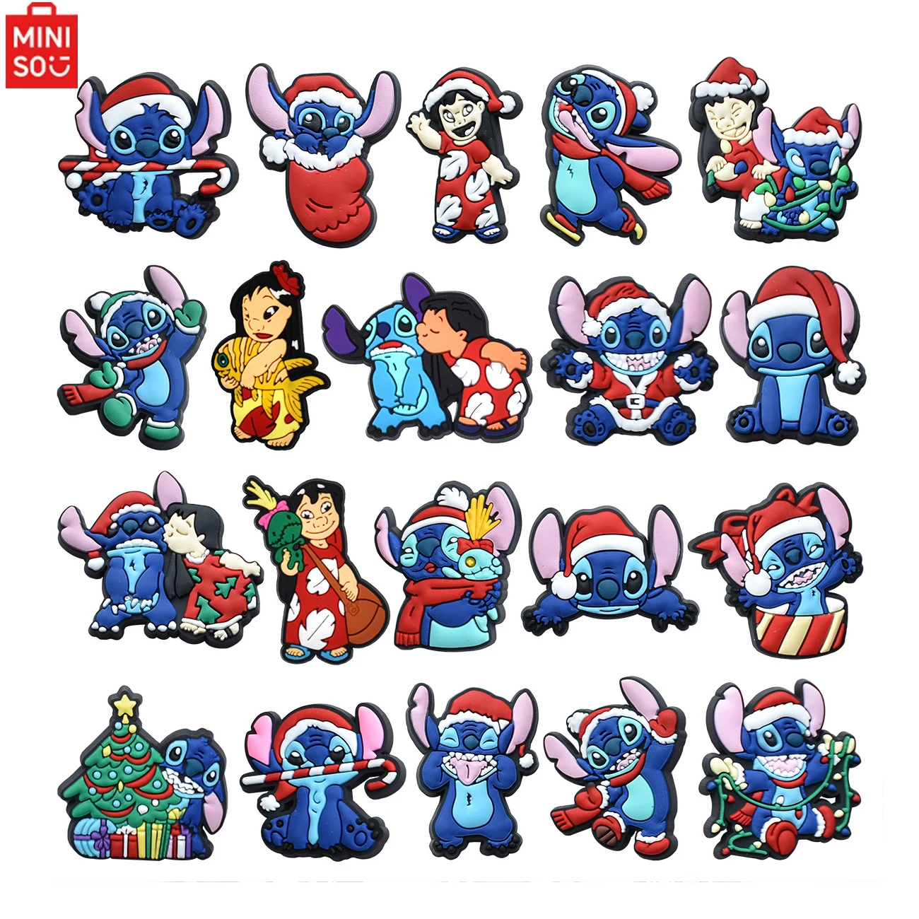 MINISO-20pcs-Christmas-Stitch-Shoe-Charms-for-Clogs-Bubble-Slides ...