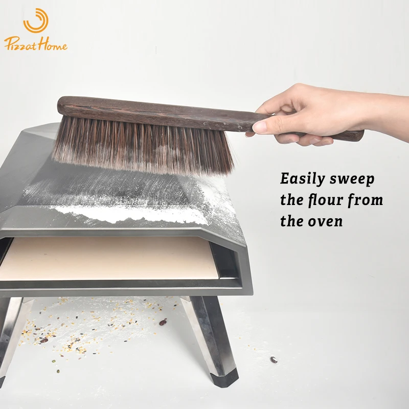 Pizzathome Kitchen Cleaning Brush 14.5 Inch Length Wooden Handle With ...