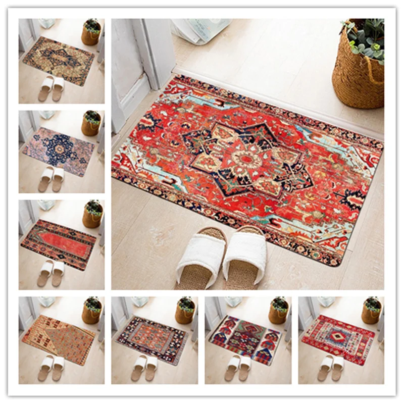 Turkish-Style-Door-Mat-Traditional-Carpet-Moroccan-Bohemian-Bathroom ...