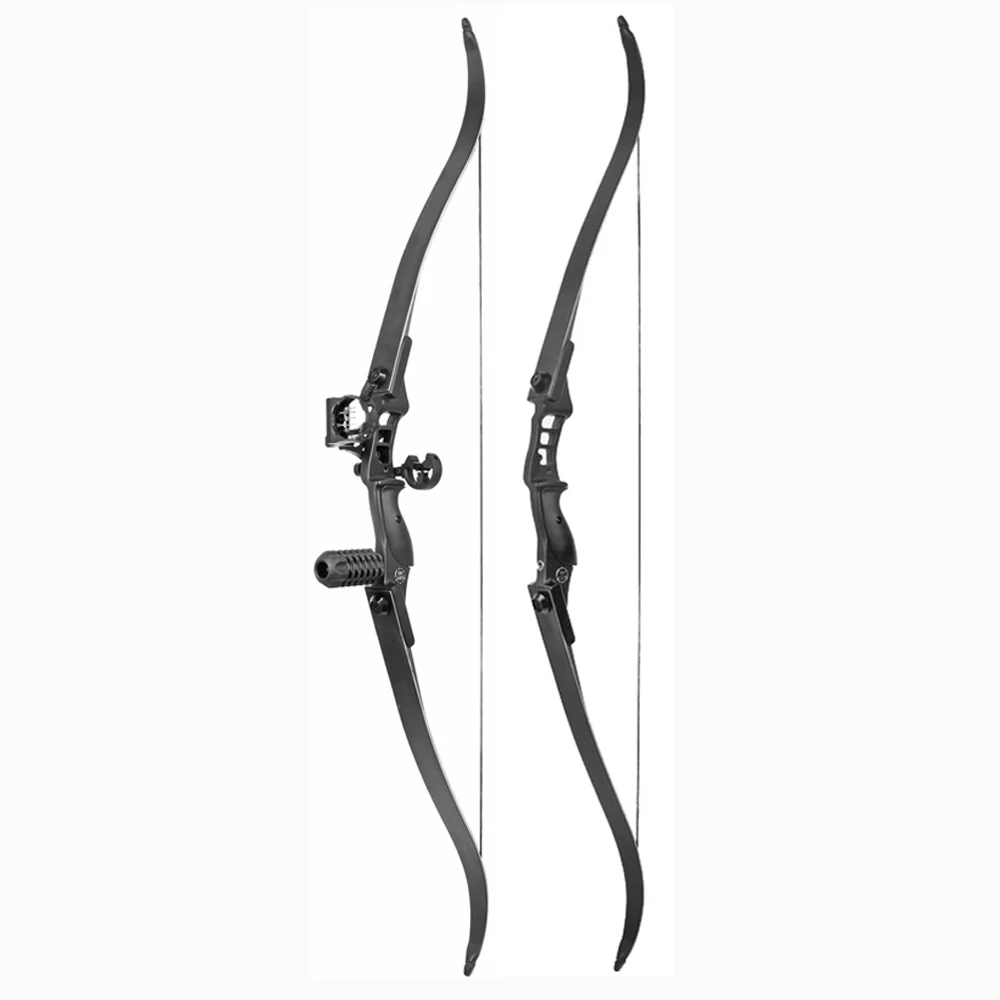 F177 Recurve Bow 54 Inches 30 50 Lbs 17'' Riser American Hunting Bow ...