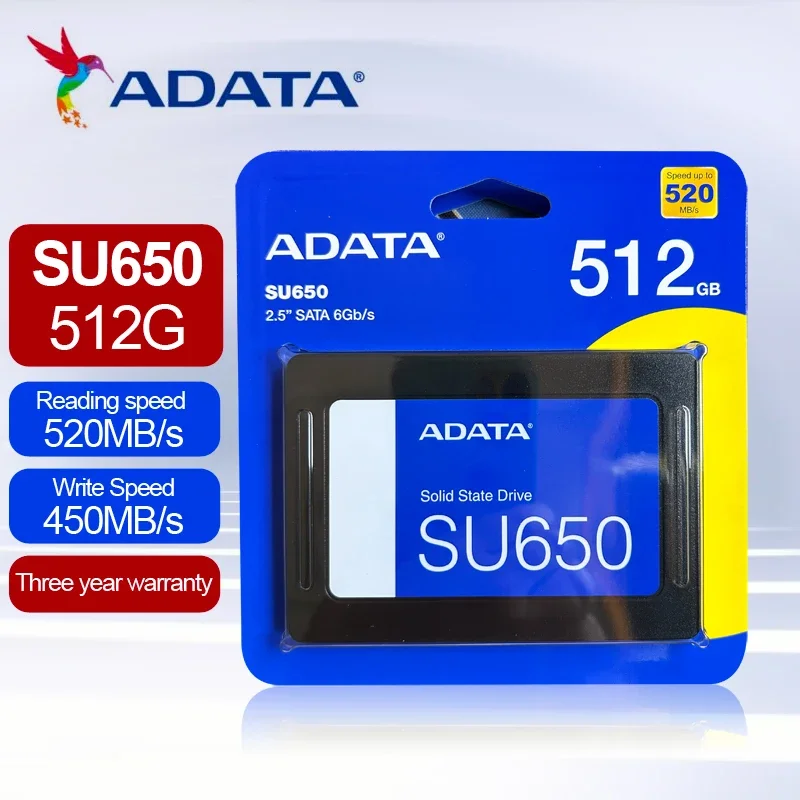 ADATA-SU650-Internal-SSD-256GB-512GB-2-5-Inch-SATA-HDD-Hard-Disk-HD-SSD ...