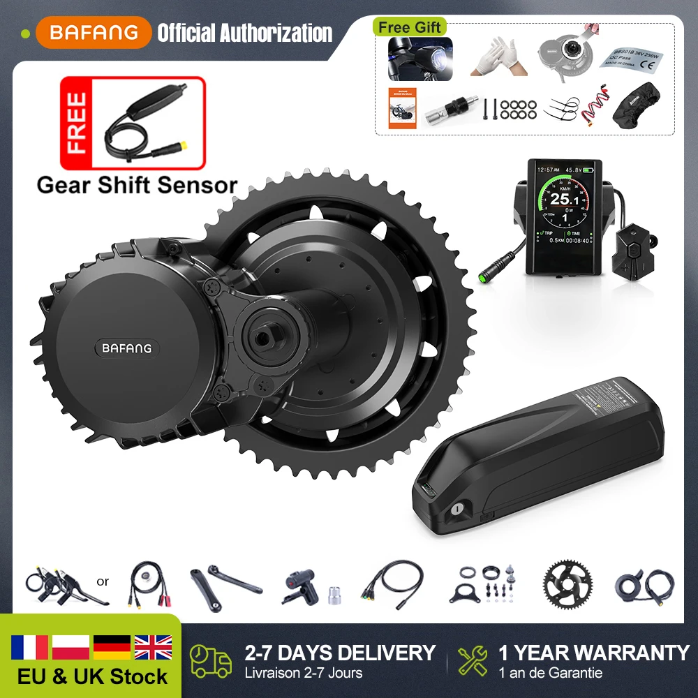 Bafang Bbshd 1000w Kit With Battery 4a 20ah 18ah 52v 48v E Bike ...