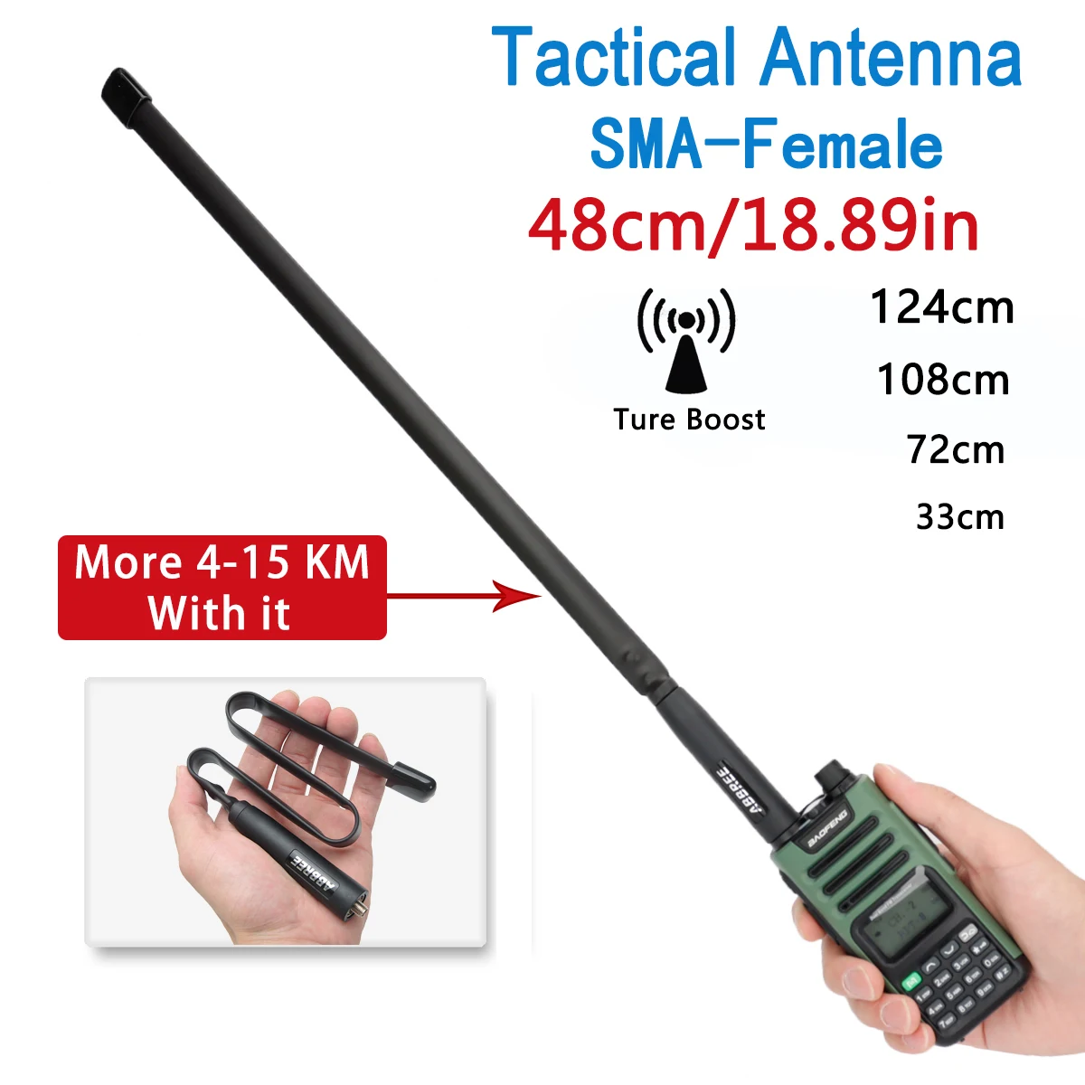 Baofeng Walkie Talkie Antenna | Tactical Antenna Sma-female | Tactical Baofeng Antenna - Walkie ...