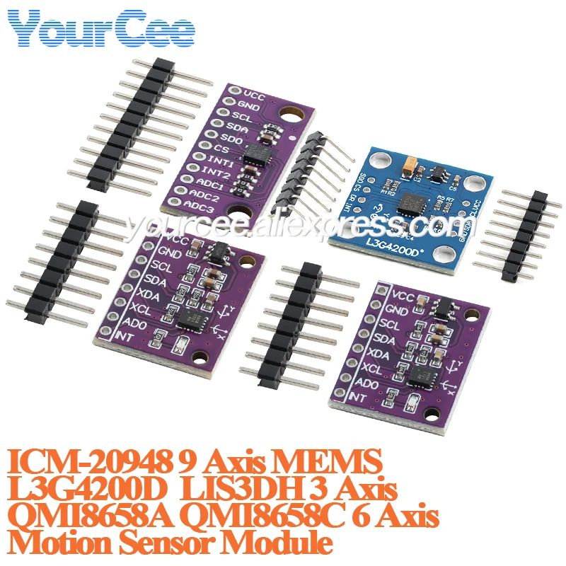 2pcs/1pc Gyroscope Accelerometer Motion Sensor ICM-20602 QMI8658A ...