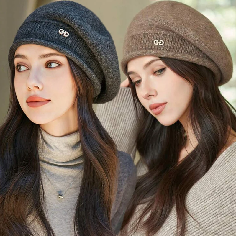 Autumn-Winter-Fasionable-British-Painter-Style-Elegant-Cute-Beret-Warm ...