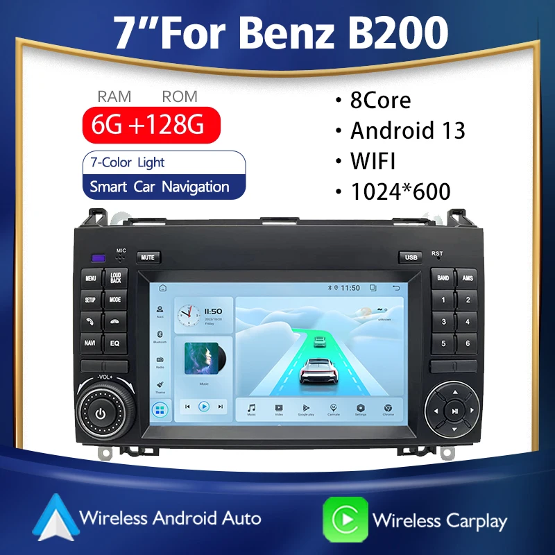 Touch-Screen-GPS-Navigation-Smart-Car-Systems-Suitable-For-Mercedes-Benz-B200-2008-2017-Car ...