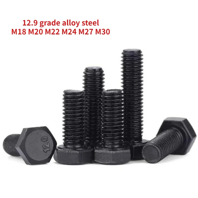 1-2PCS-M18-M20-M22-M24-M27-M30-12-9-Grade-Alloy-Steel-External-Hexagon ...