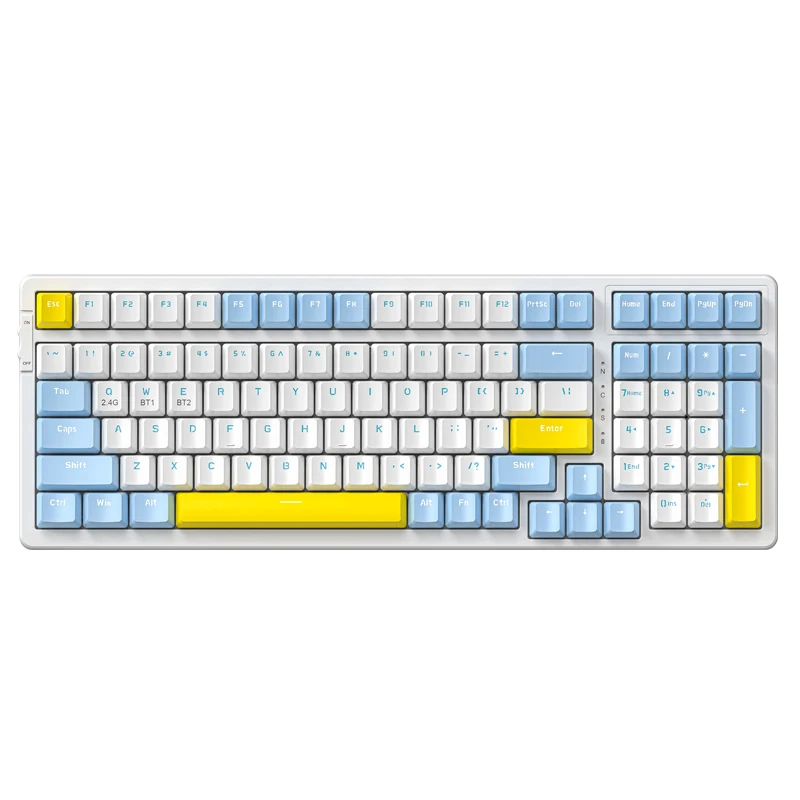 K96-Wireless-Mechanical-Keyboard-100keys-bluetooth-Receiver-Hot ...