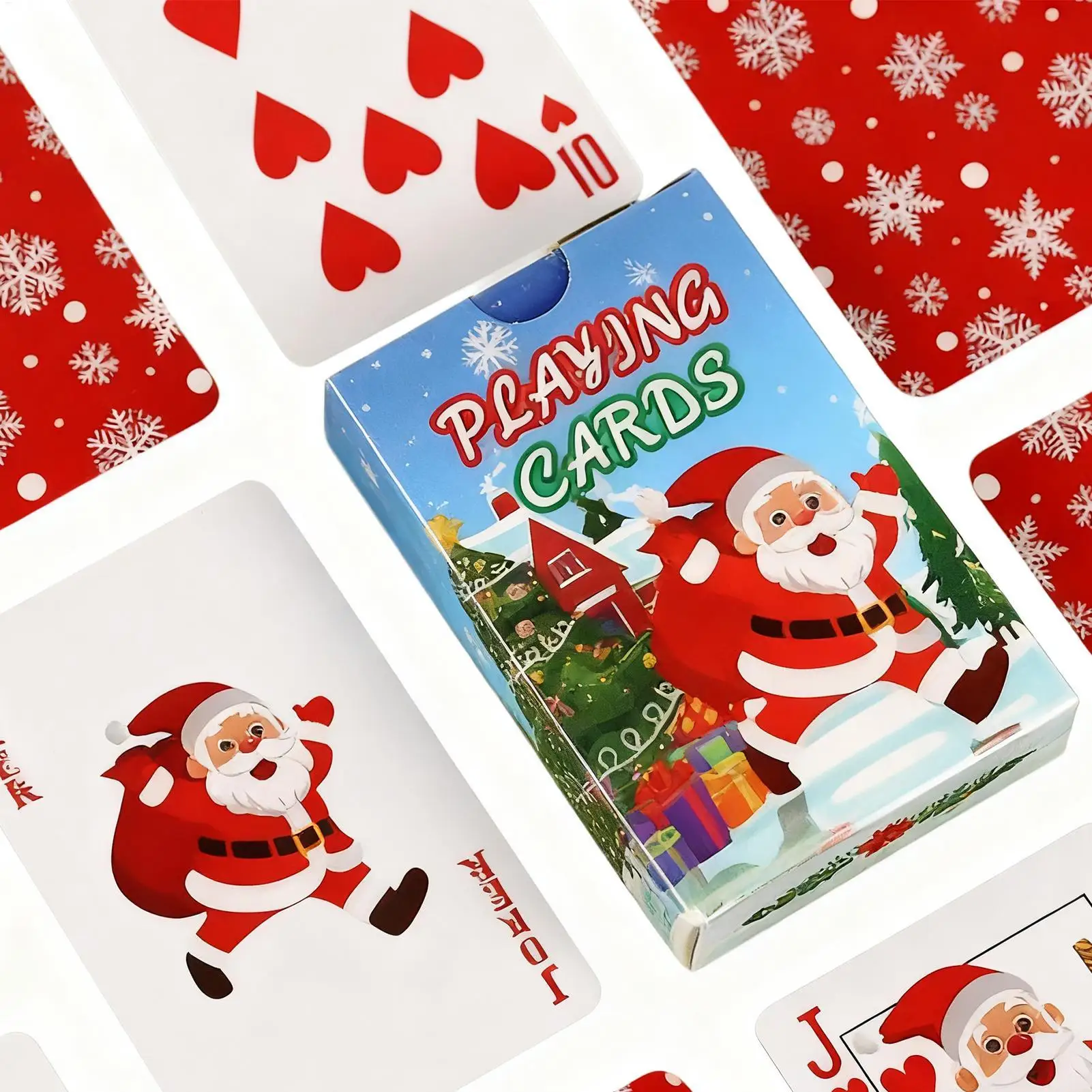 Christmas Playing Cards Classic Christmas Table Game Family Card Games ...