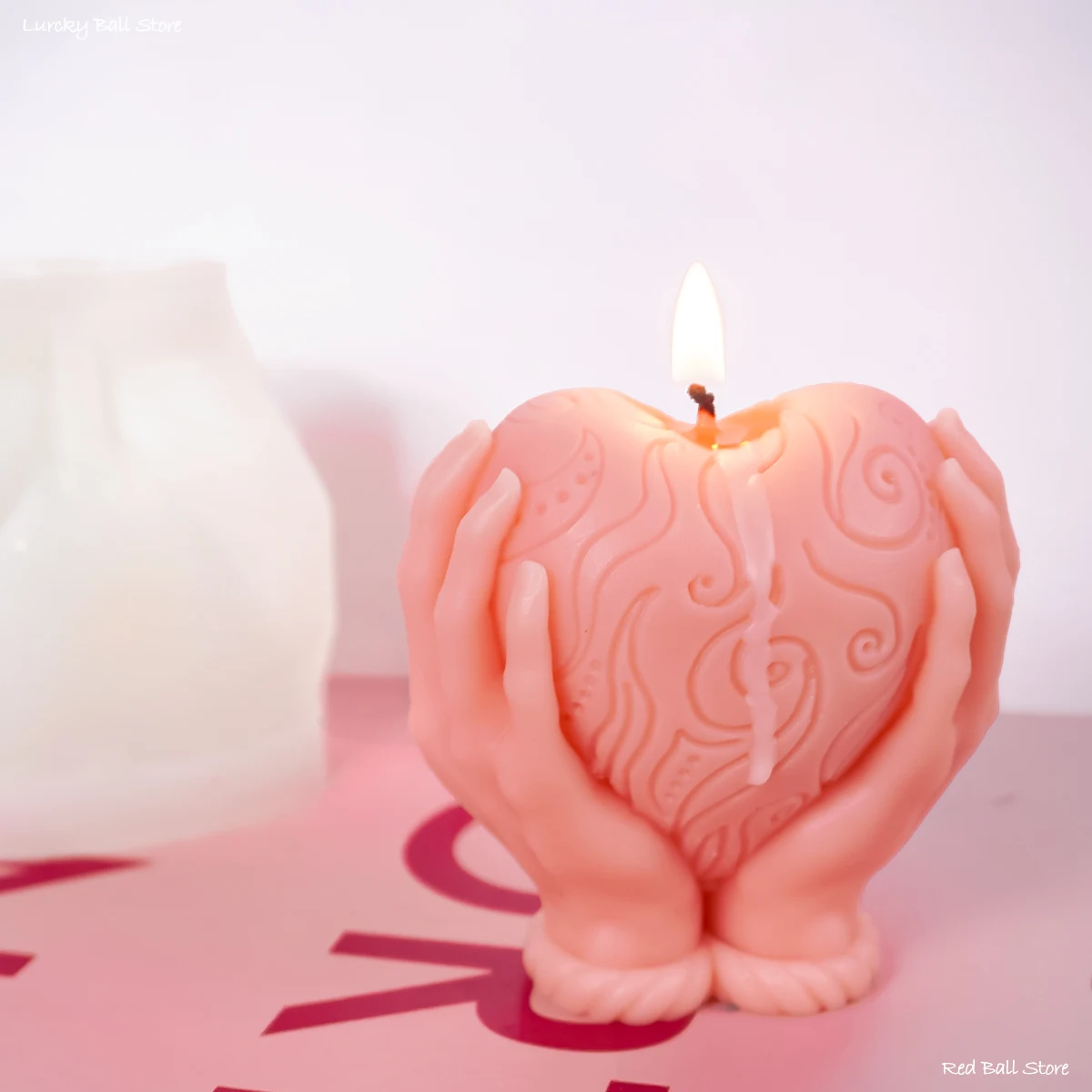 New-Hand-Hold-Love-Relief-Pattern-Candle-Silicone-Mold-Heart-Soap ...