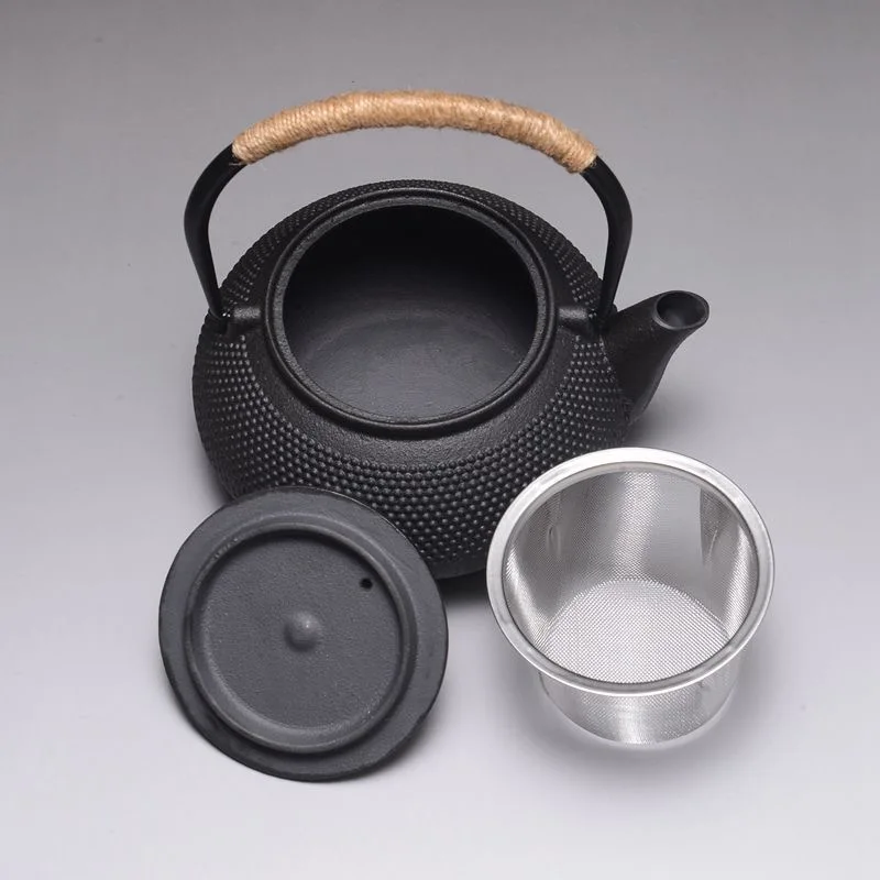 Japanese Style Extremely Simple Cast Iron Teapot, Boiling Water ...