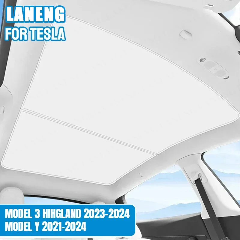 Sunshade-For-Tesla-Model-3-Highland-2024-Glass-Sun-Roof-Shade-Skylight ...