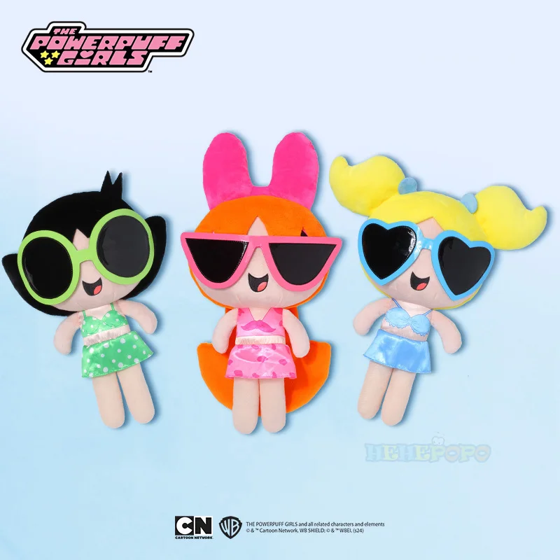 New-23cm-35cm-Cartoon-Anime-The-Powerpuff-Girls-Plush-Toys-Cute-Beach ...
