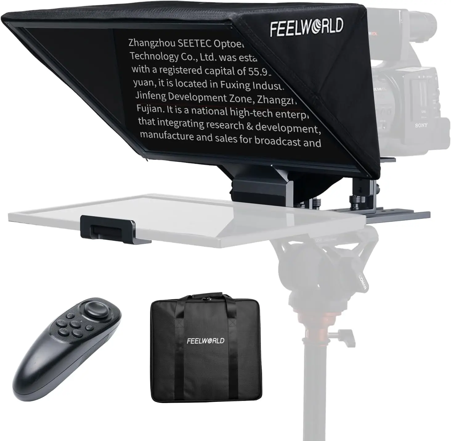 FEELWORLD-Teleprompter-dobr-vel-com-controle-remoto-Bluetooth-suporta ...