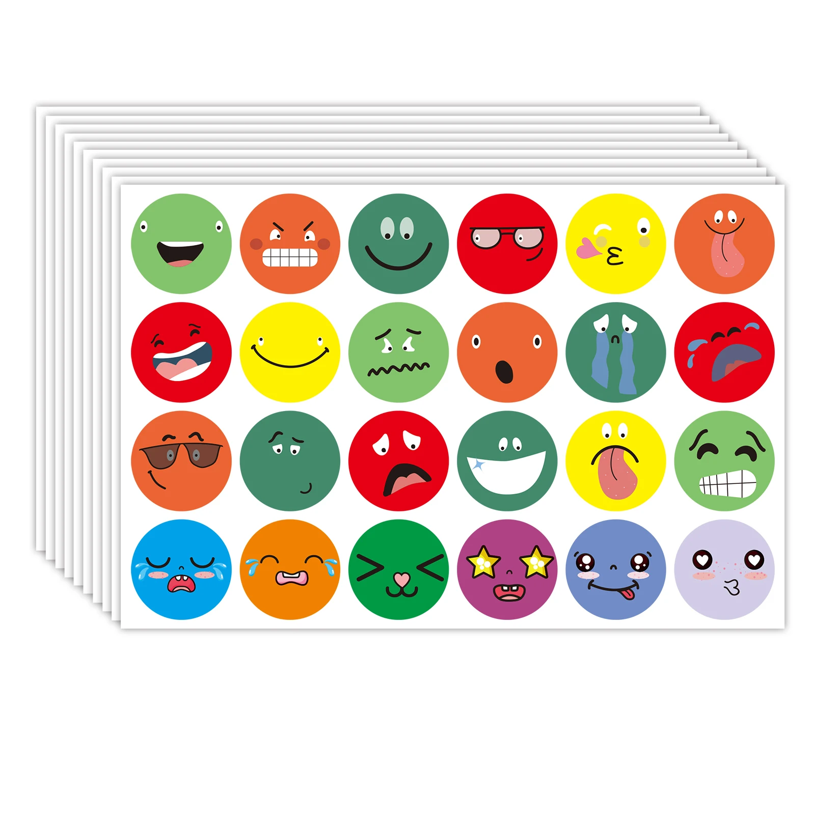 20 Large Sheets Per Pack, 480 Stickers Per Pack, 1In/2.5Cm Each ...