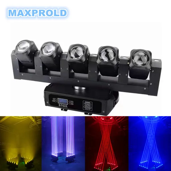 LED-Stage-Light-5-Fingers-Super-Beam-Lights-5-Olhos-40W-RGBW-KTV-Bar ...