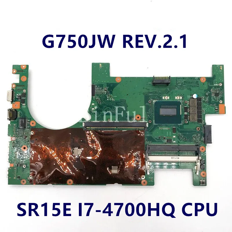 Mainboard-Para-G750JS-G750JM-G750JH-G750JX-G750-G750JW-2D-Com-SR15E-I7 ...