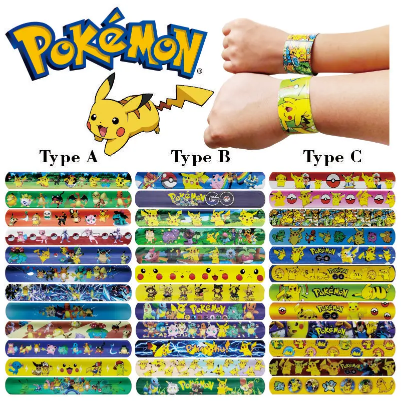 Pokemon-Snap-Bracelets-Pikachu-Figurine-Anime-Wristband-Child-Pocket ...