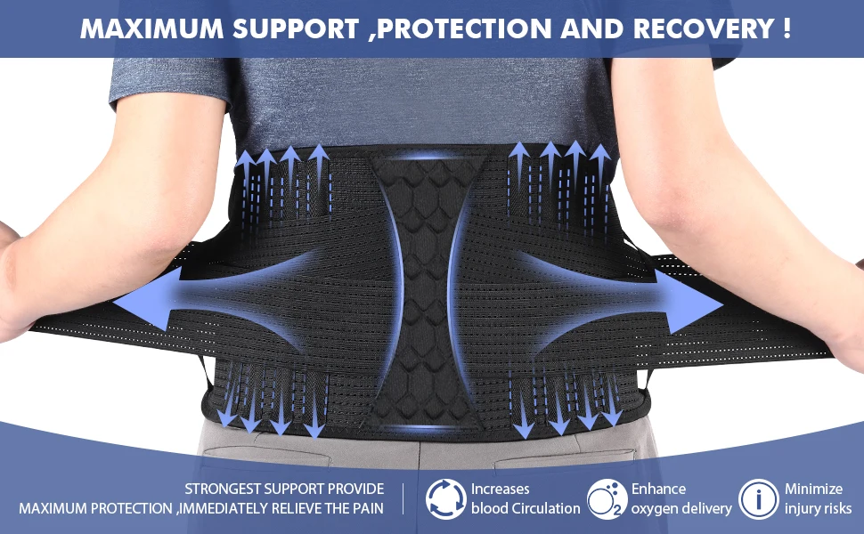 Breathable Lumbar Support for Lifting - Sports Injury Supplies