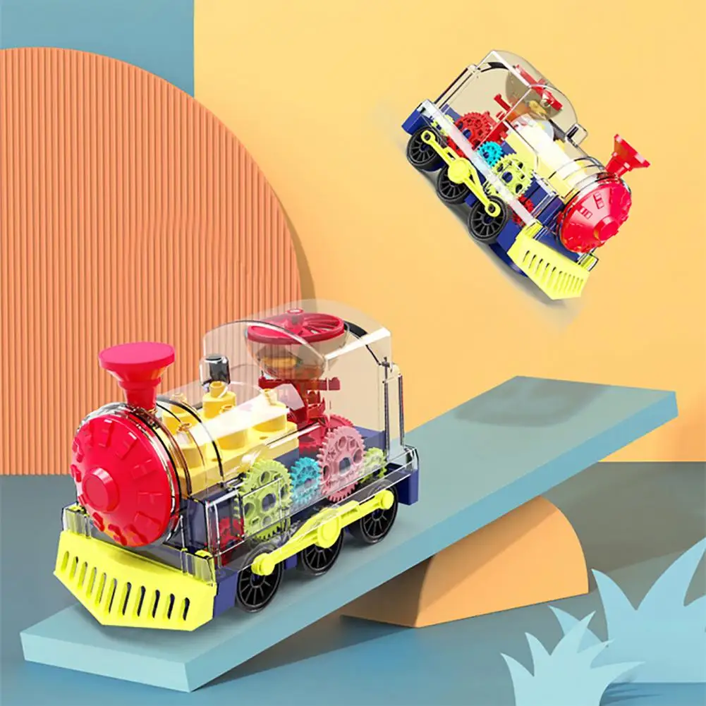 Light-Up-Train-Toy-Electric-Educational-Crawling-Toy-with-Music ...