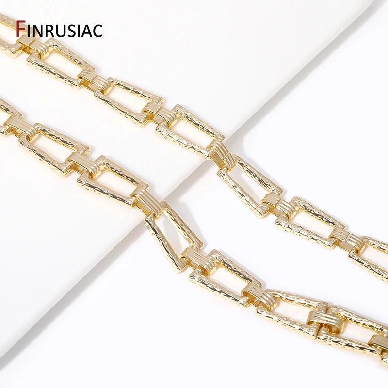 16mm-11mm-14K-Gold-Plated-Cubic-Chains-For-Jewelry-Making-High-Quality ...