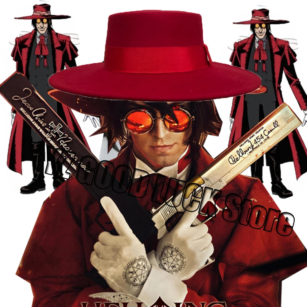 Vampire Hunter Anime Hellsing Alucard Cosplay Props Wooden Gun Toys ...