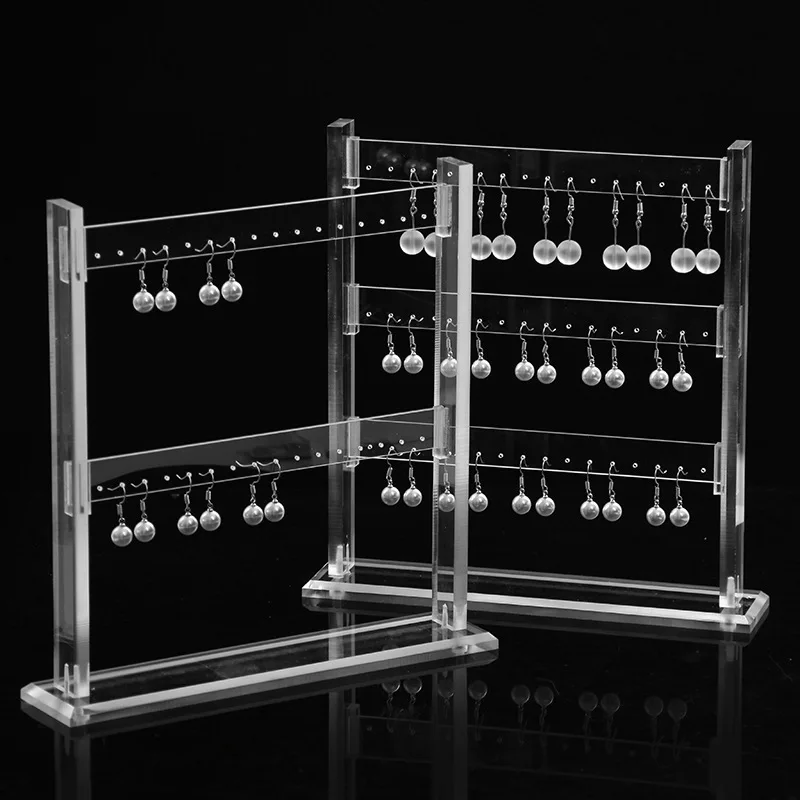 Acrylic Earrings Ear Studs Necklace Jewelry Display Rack Stand ...