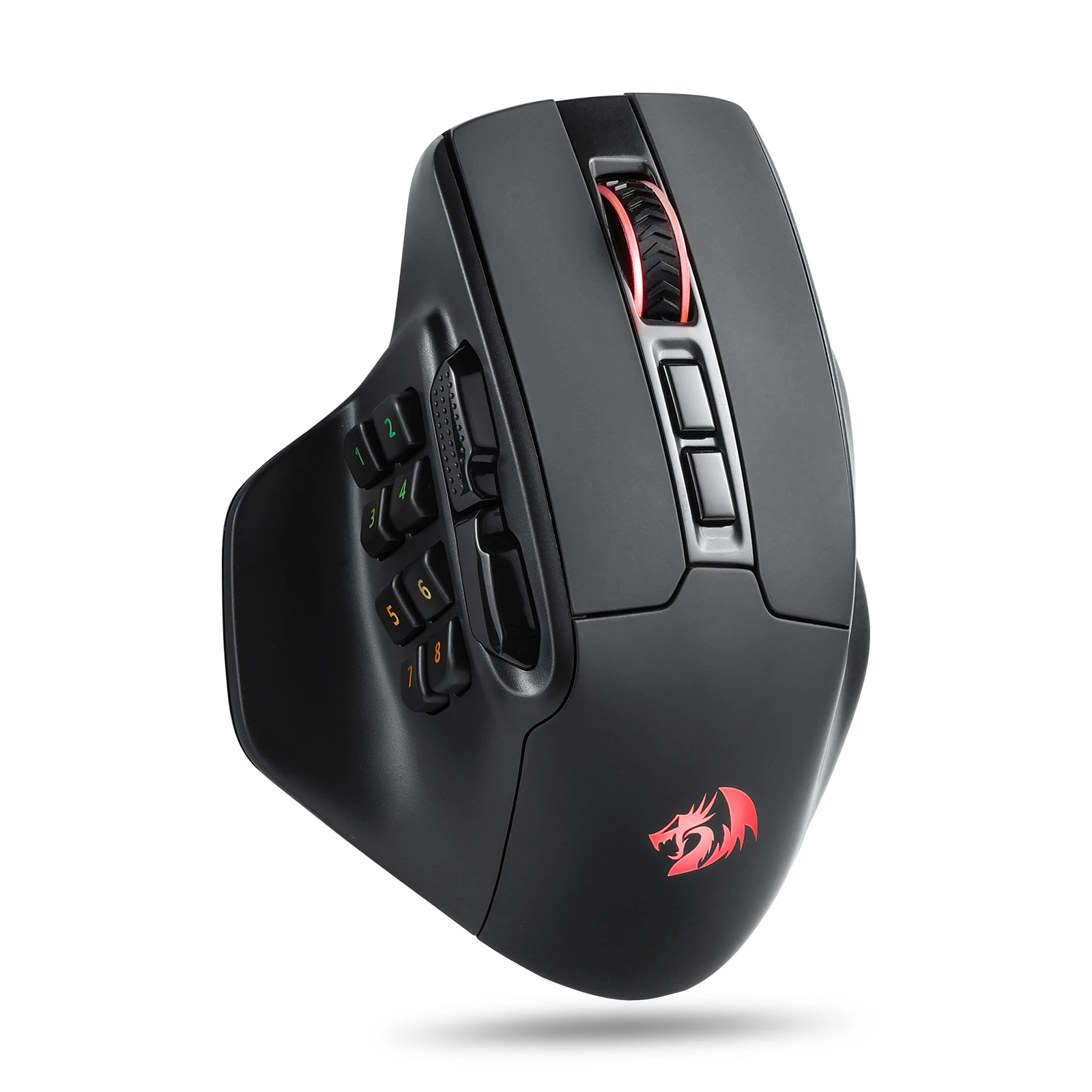 Redragon M811 Pro Mouse sem fio para jogos, 15 botões programáveis, RGB Gamer Mouse, teclas ...