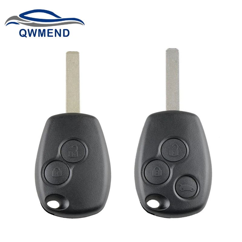 Bhkey For Renault Key Shell 2/3 Buttons Car Remote Key Fob Case For ...