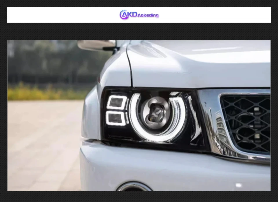 Car Styling Head Lamp For Nissan Patrol Y61 Led Headlight 2005-2022 ...