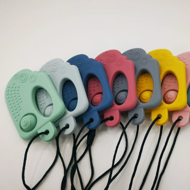 Baby-Silicone-Teether-Kids-Chew-Necklace-Sensory-Chewy-Pendant-Teething ...