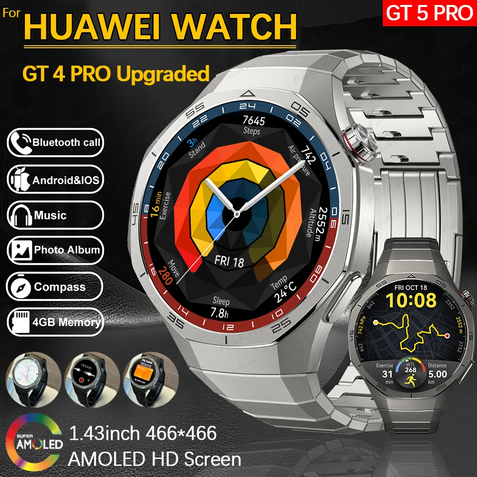 For-Huawei-GT5-PRO-Smart-Watch-Men-Watch-GT4-Pro-upgraded-version ...