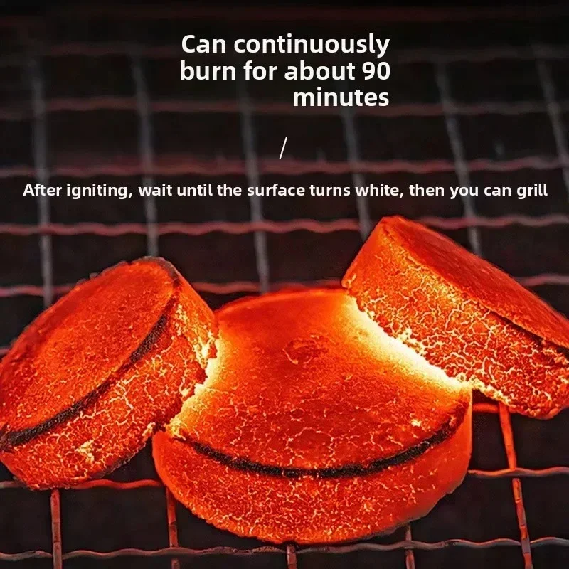 BBQ Outdoor High Temperature Barbecue Fruit Wood Charcoal Fast Burning ...