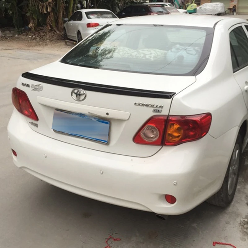 For-Toyota-Corolla-Spoiler-ABS-Material-Car-Rear-Wing-Primer-Color-Rear ...