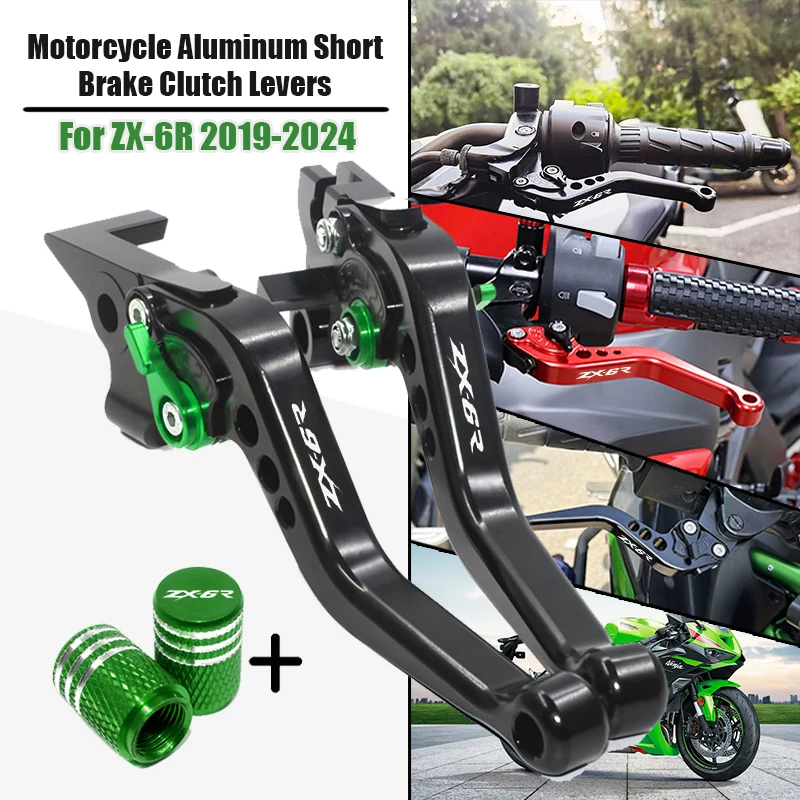 Motorcycle Accessories Short Brake Clutch Lever Handles For Ninja ZX6R ...