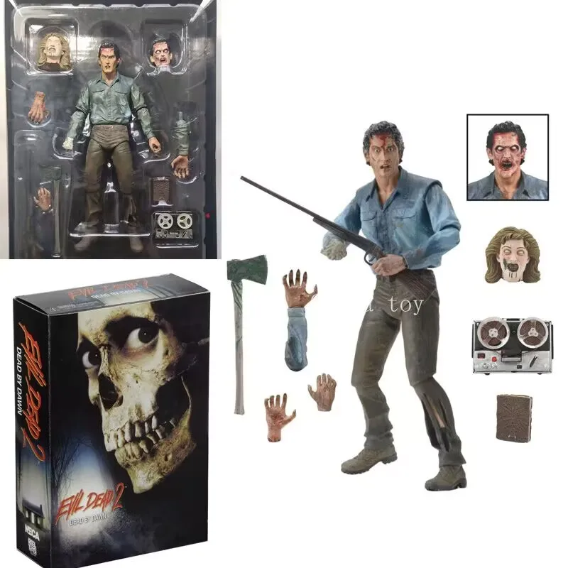 NECA Figure Evil Dead 2 Dead by Dawn Figure Ash Eligos Classic Terror ...