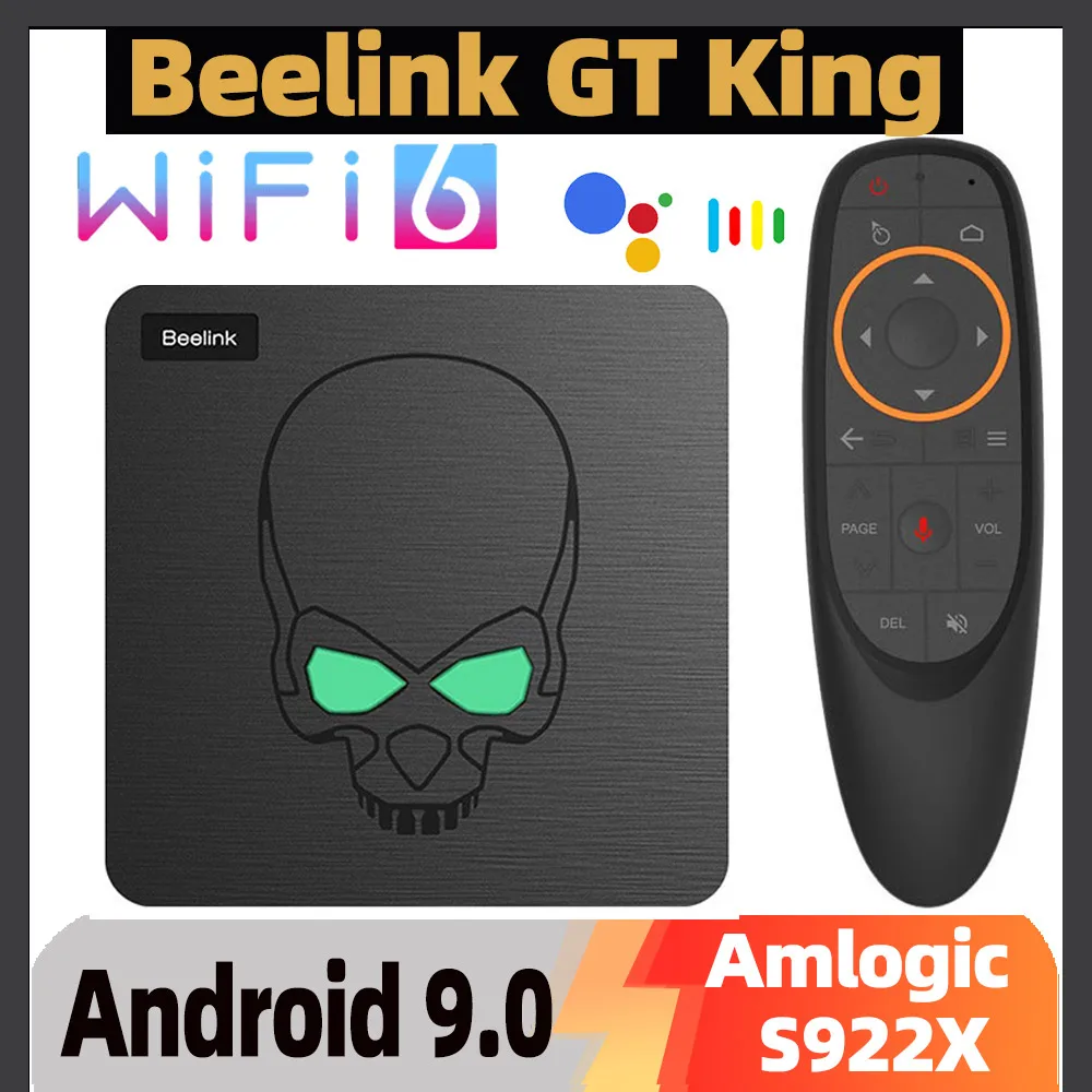 Beelink GT King WiFi6 Smart TV BOX Android 9 Amlogic S922X Quad core ...