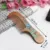 1pcs Peach Wood Comb Flower Painted Anti-static Natural Head Massage ...