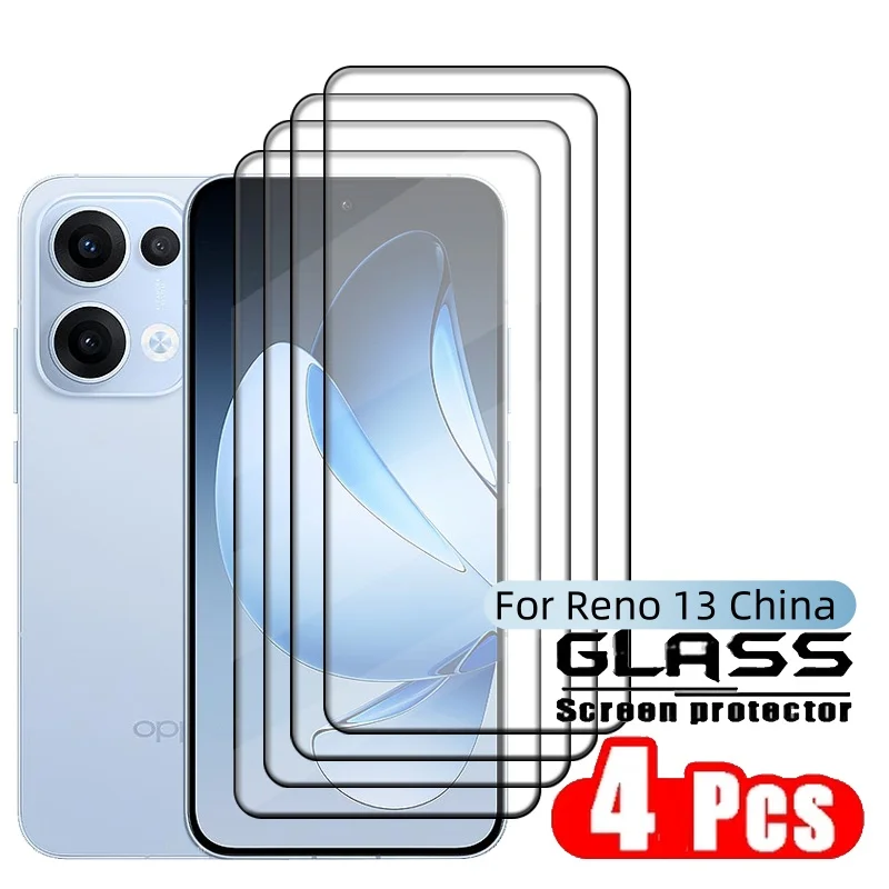 4PCS-For-OPPO-Reno-13-Glass-Reno-13-Tempered-Glass-Protective-Film-9H ...