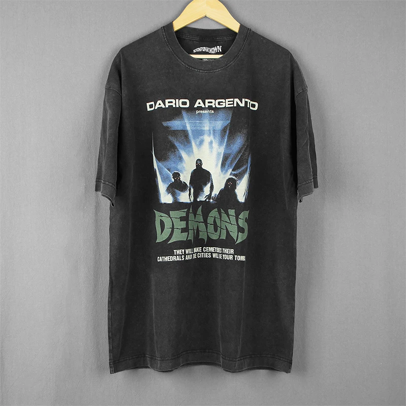 Demons-T-Shirt-Horror-Movie-Cult-Dario-Argento-Lucio-Fulci-Zombi ...