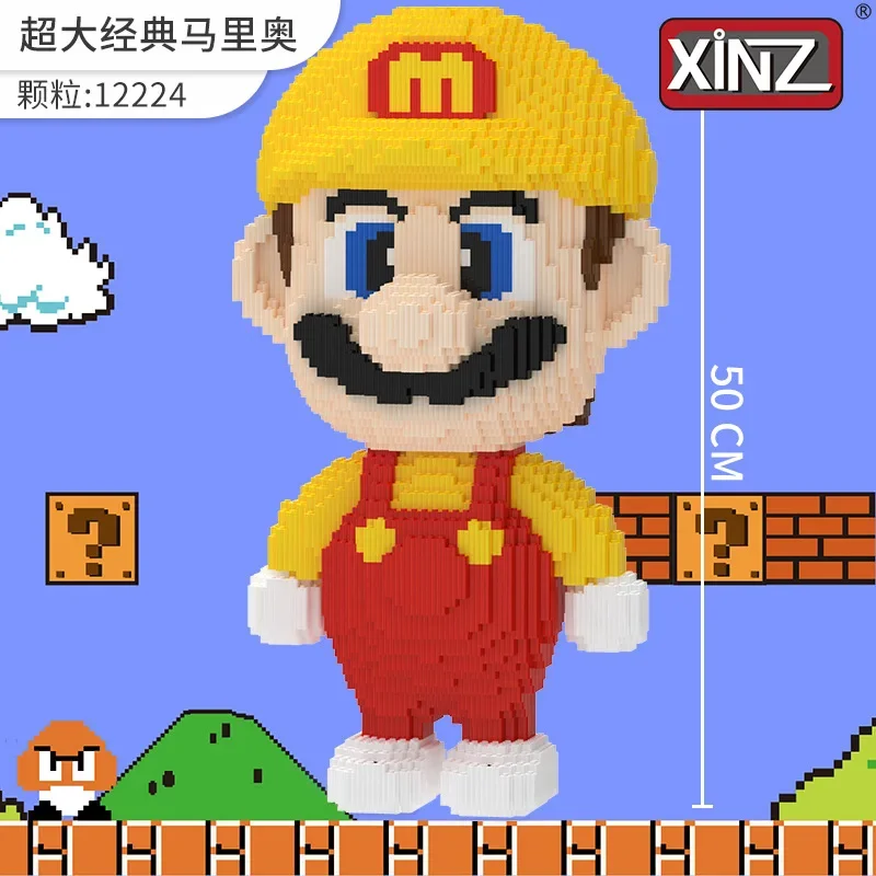 Xinz Super Mario Bros DIY Figuras Bloques de construcción de conexión ...