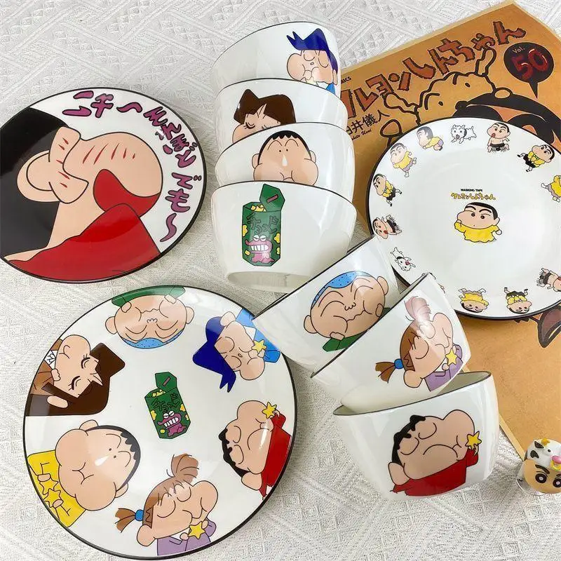 Vajilla-de-Crayon-Shin-Chan-cuenco-de-arroz-de-cer-mica-Periphery-lindo ...